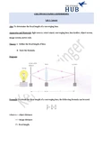 CSEC CXC Physics Practical Booklet for Experiments and Activities - Studocu