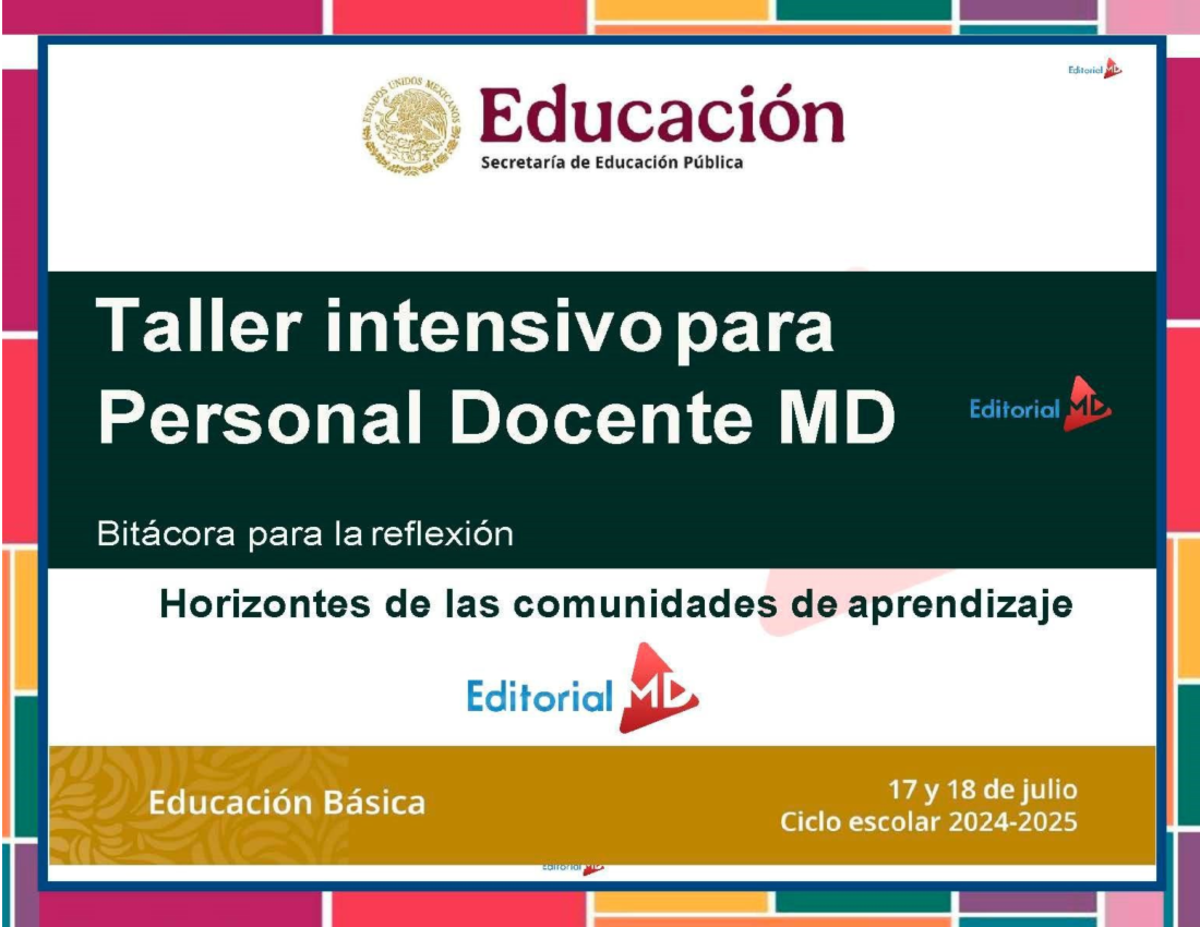 CTE Sesión 9 - Bitácora de Reflexión para Personal Docente - Taller Julio 2025 - Studocu