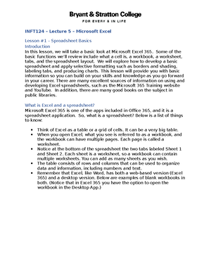 INFT124 Computing Skills Week 7 PowerPoint Assessment - Studocu