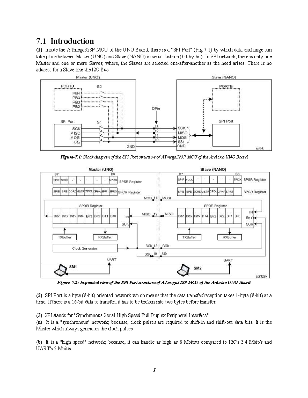 Ch-7 Online Lecture: SPI Communication in ATmega328P MCU - Studocu