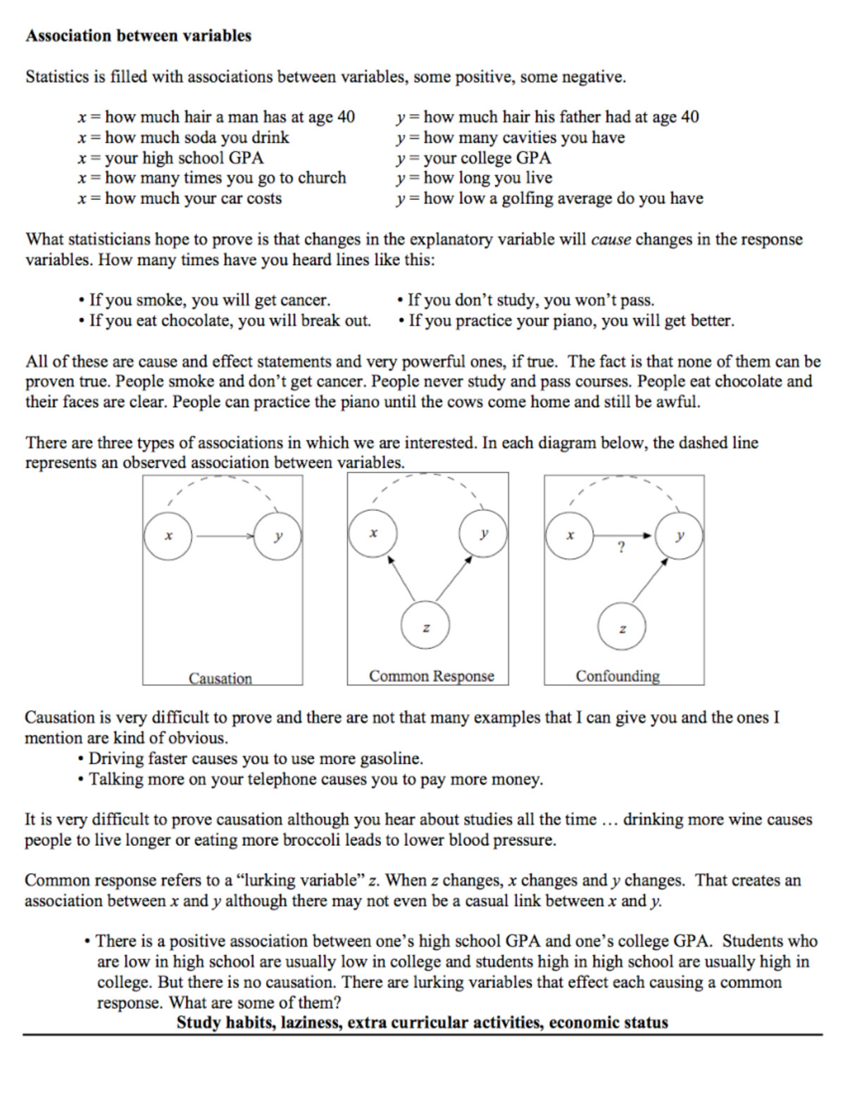 AP Stats Experimentation Review: Solutions & Insights - Studocu