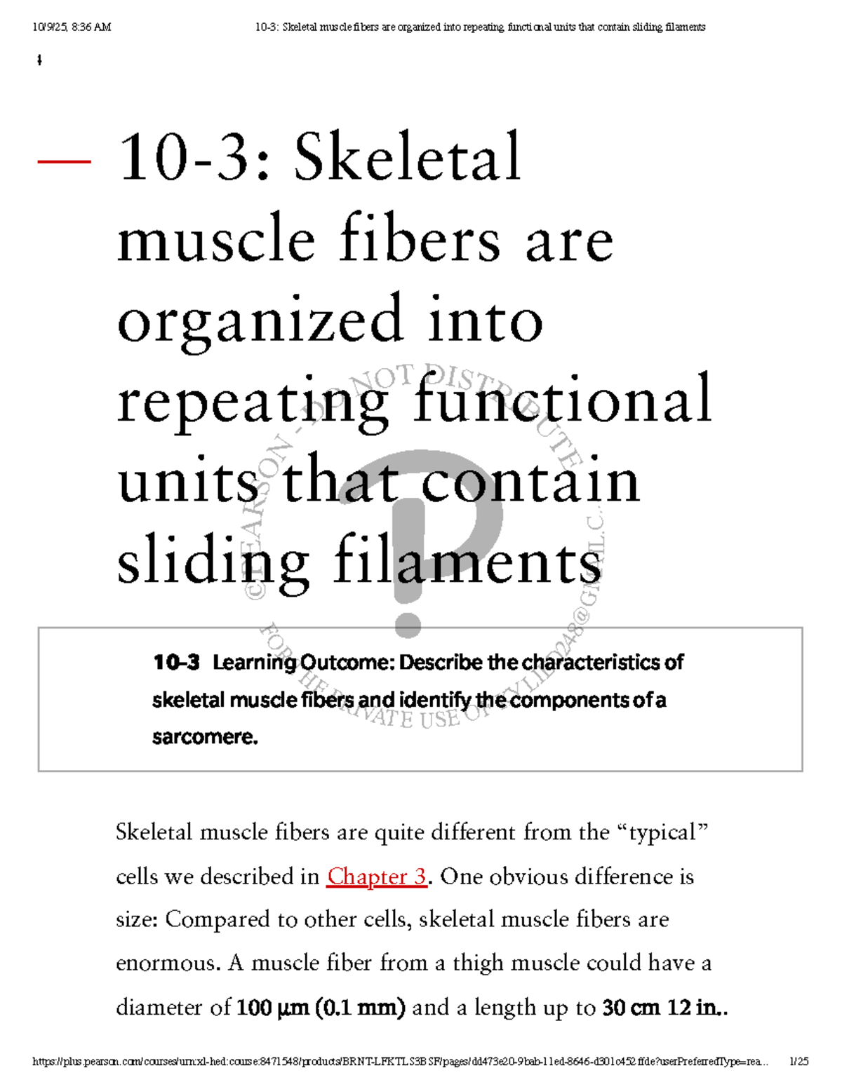 Understanding the Structure and Function of Skeletal Muscle Fibers in ...