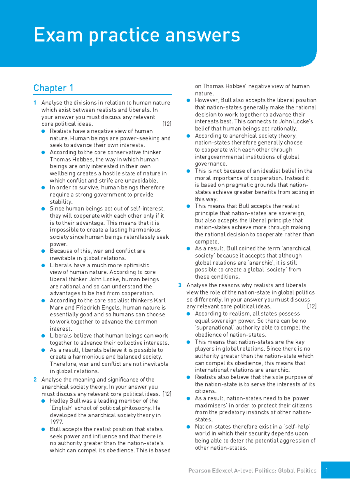 IB GLobal Politics - Assignment - 1 Analyset hd isvoi r ...