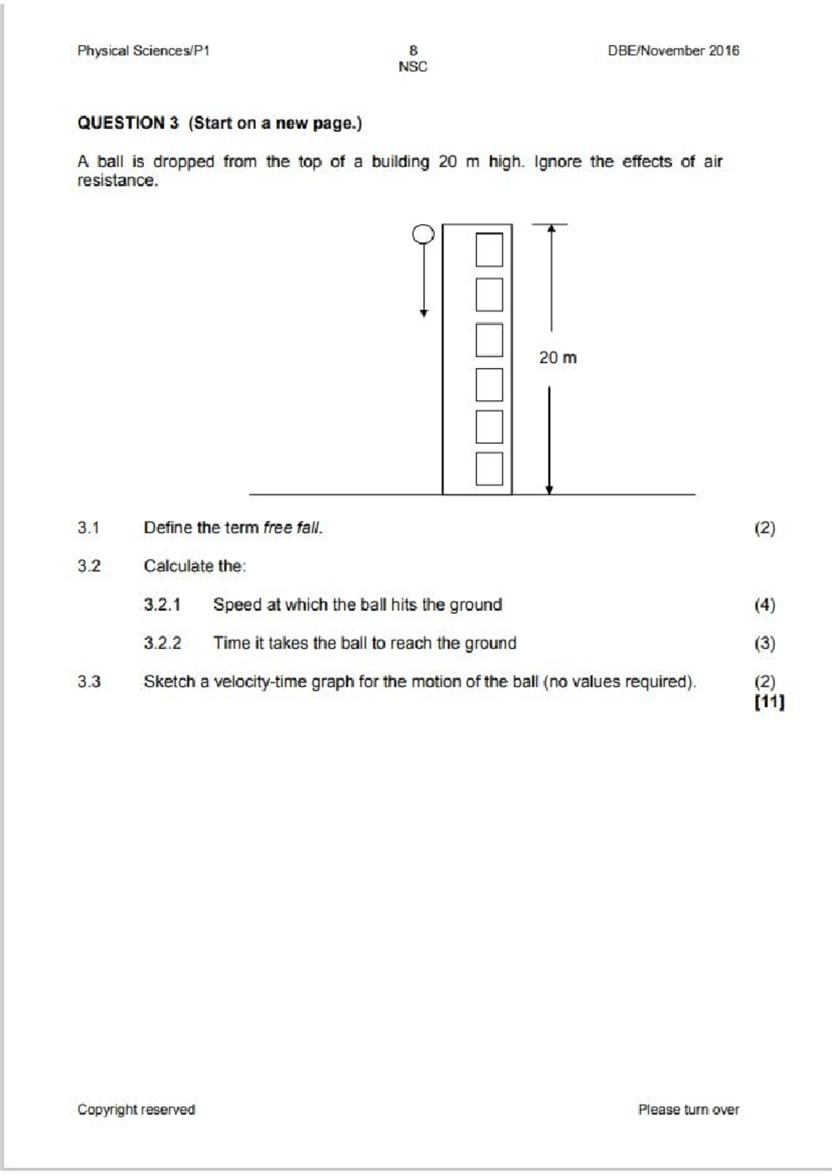 Physical 8 Vertical Projectile Motion: Concepts and Calculations - Studocu