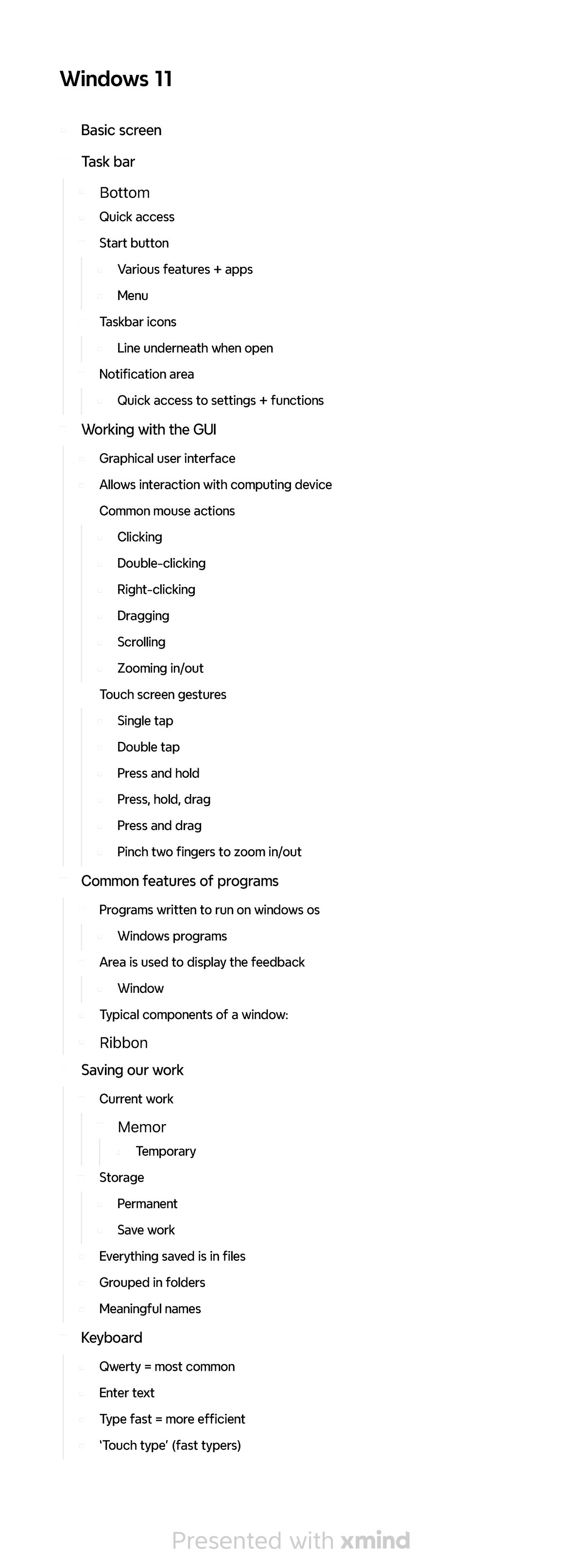 Windows 11 Overview: GUI, Taskbar, and Common Features - Studocu