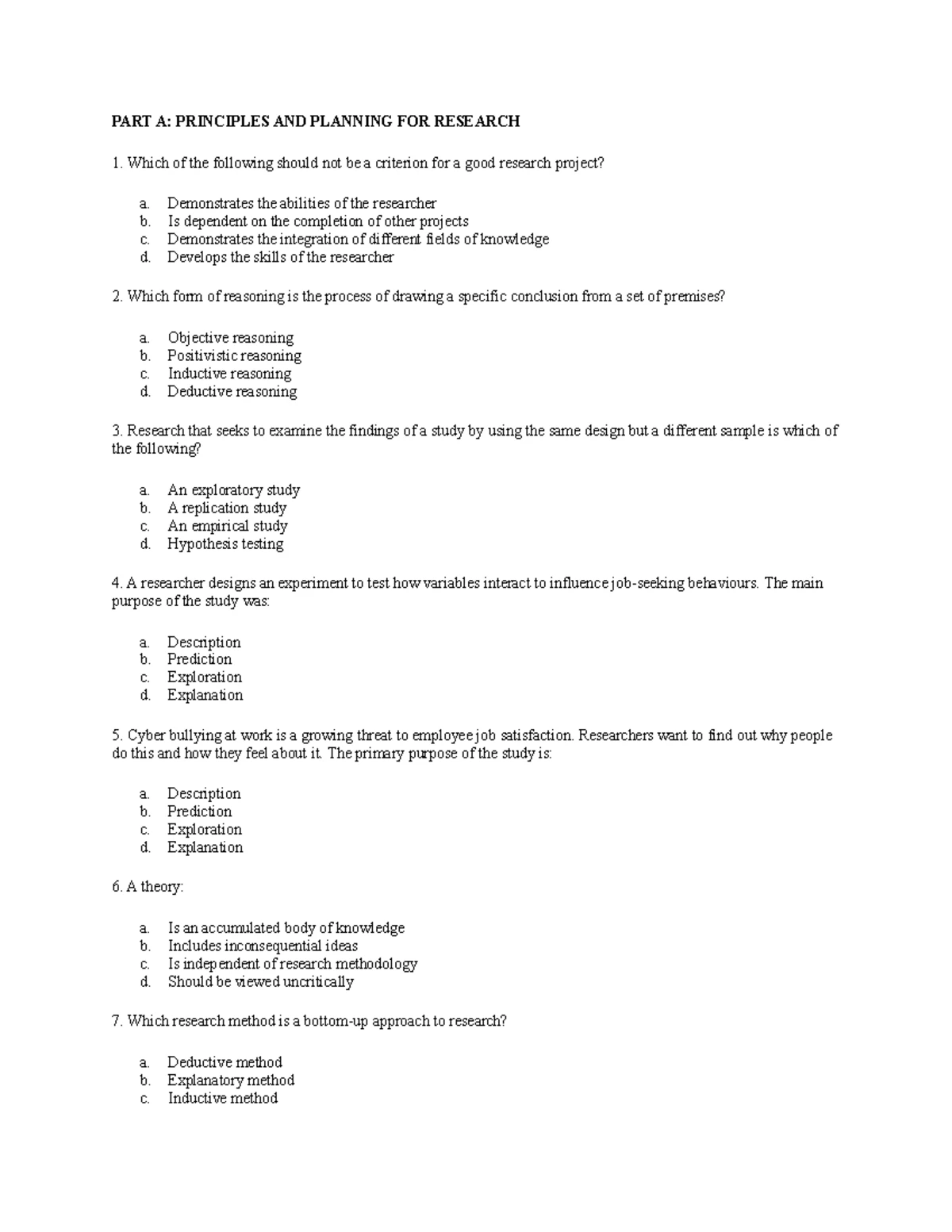 Research Methodology MCQ - Who was the author of the book named ...