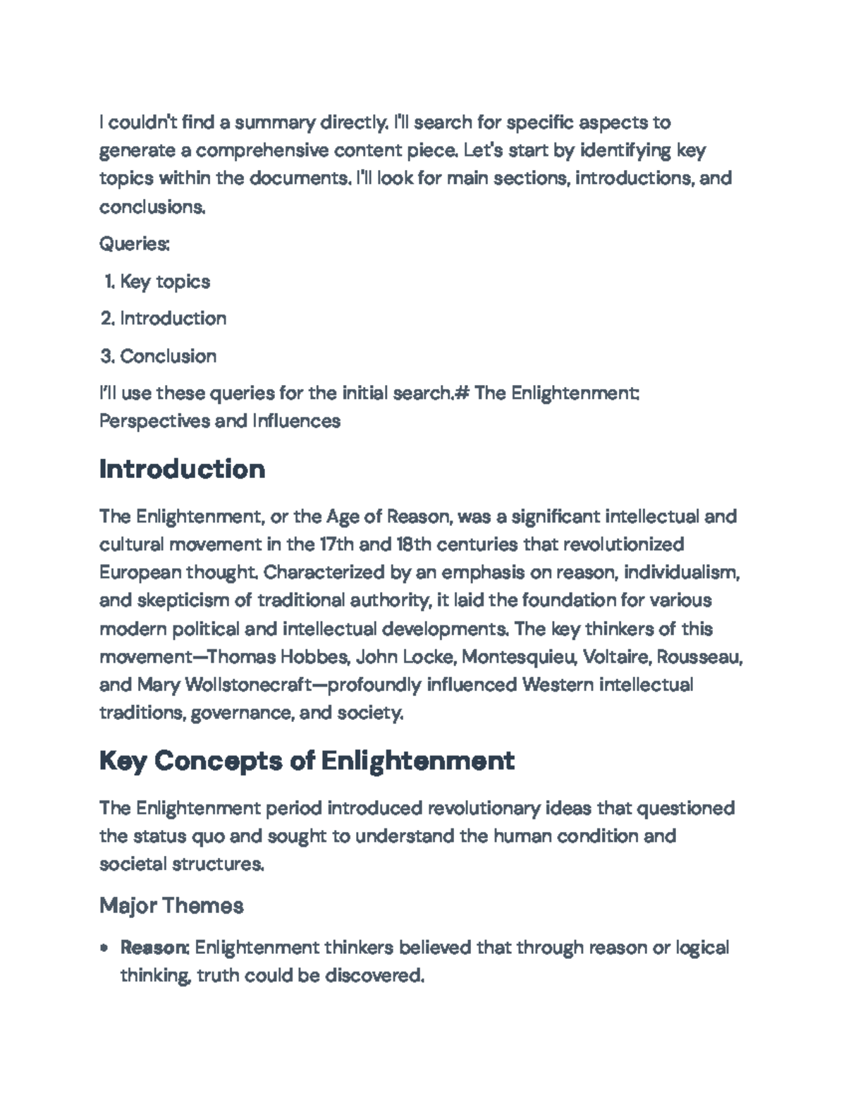 The Enlightenment: Key Thinkers & Transformative Ideas Overview - Studocu