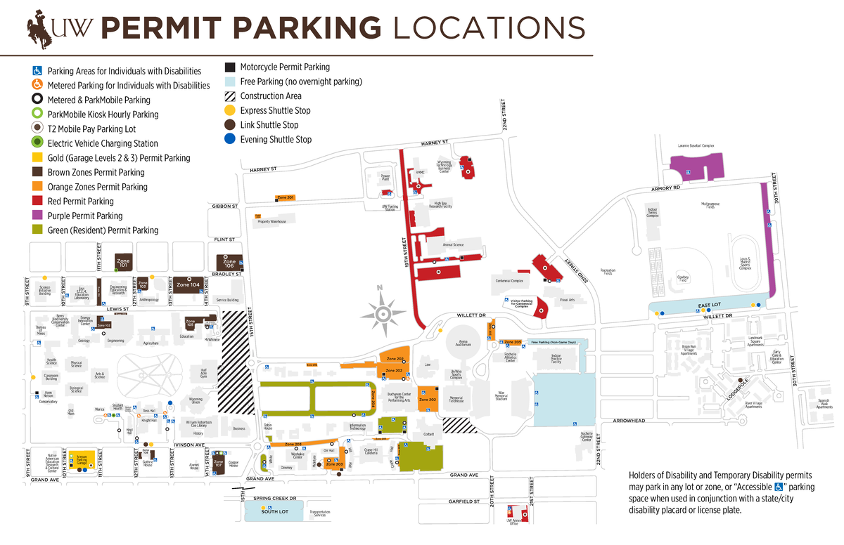 Parking Map 24-25: Permit & Metered Parking Locations - Studocu