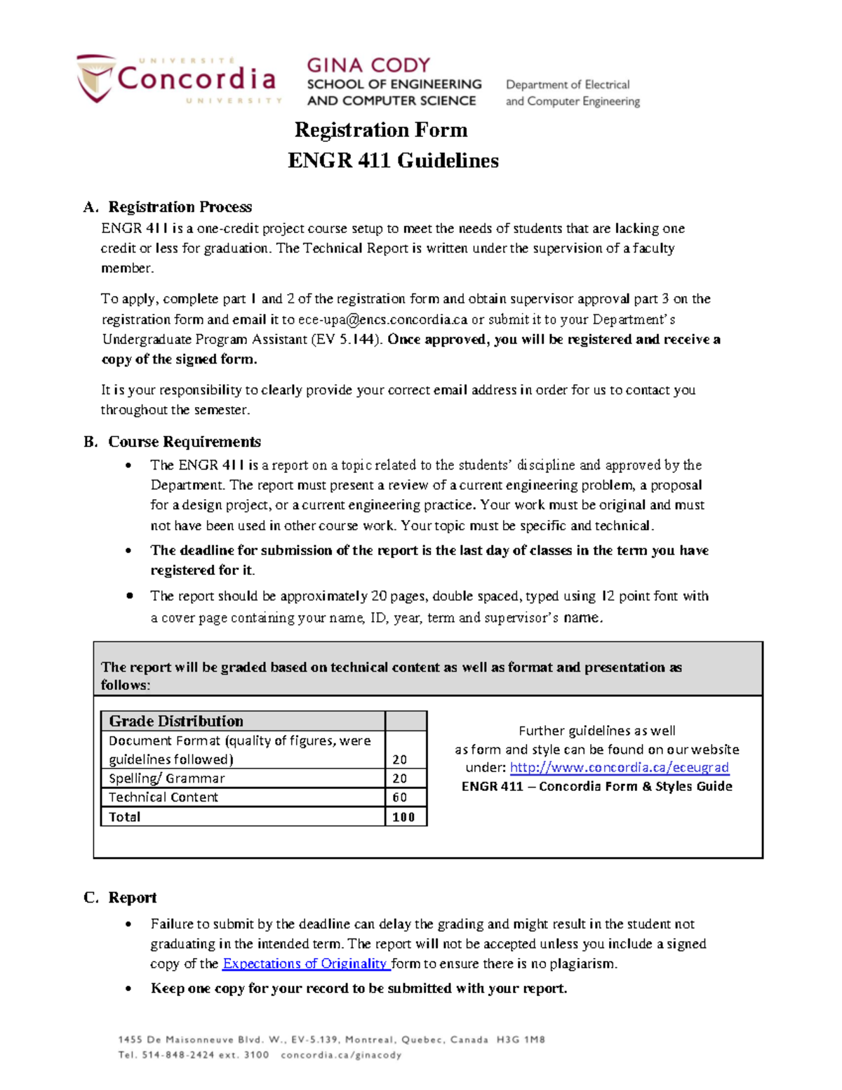 Updated Engr 411 registration FORM - Registration Form ENGR 411 ...