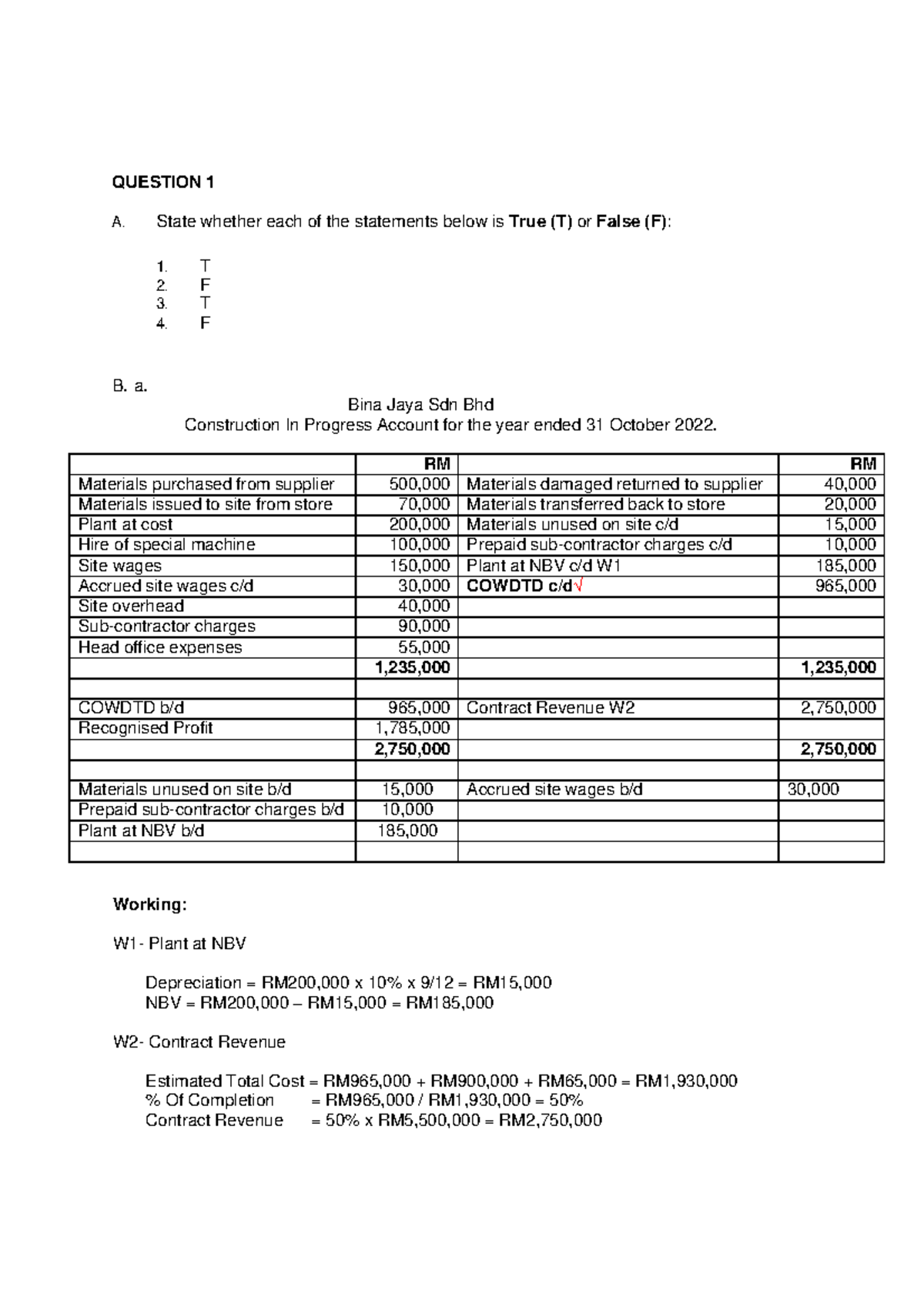 CT NOV22 MAF201 SS FS - Common Test Answers and Solutions - Studocu