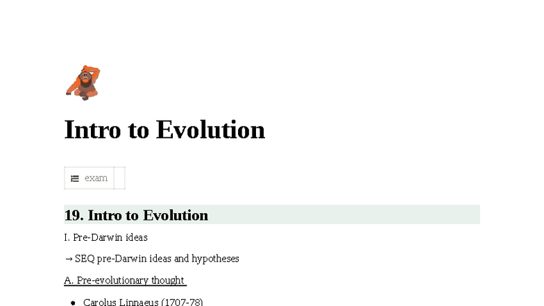 Intro to Evolution I: Lecture 19 Exam Notes on Natural Selection - Studocu