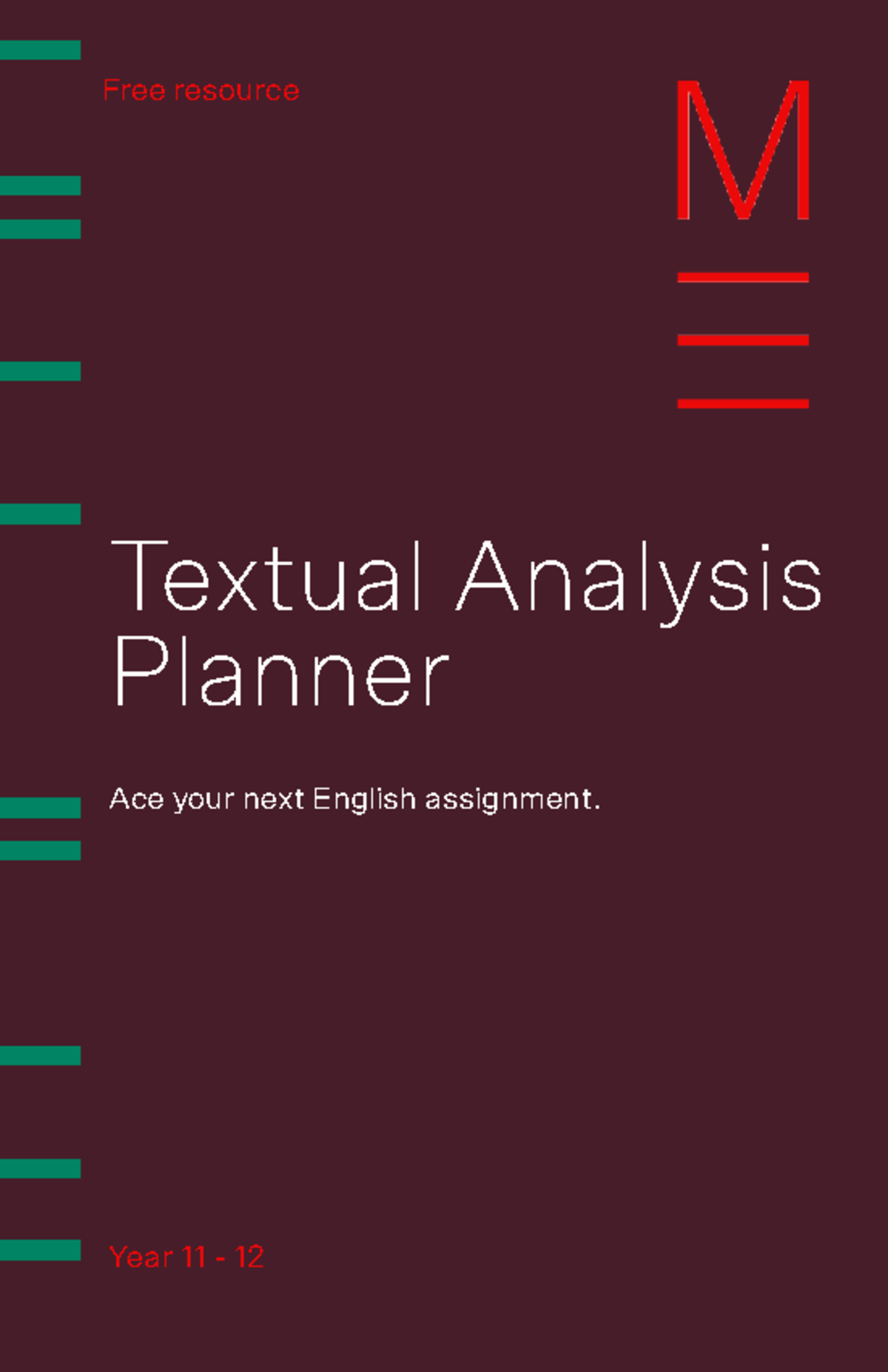 Y11-Y12 English Textual Analysis Planner 2021 Guide - Studocu