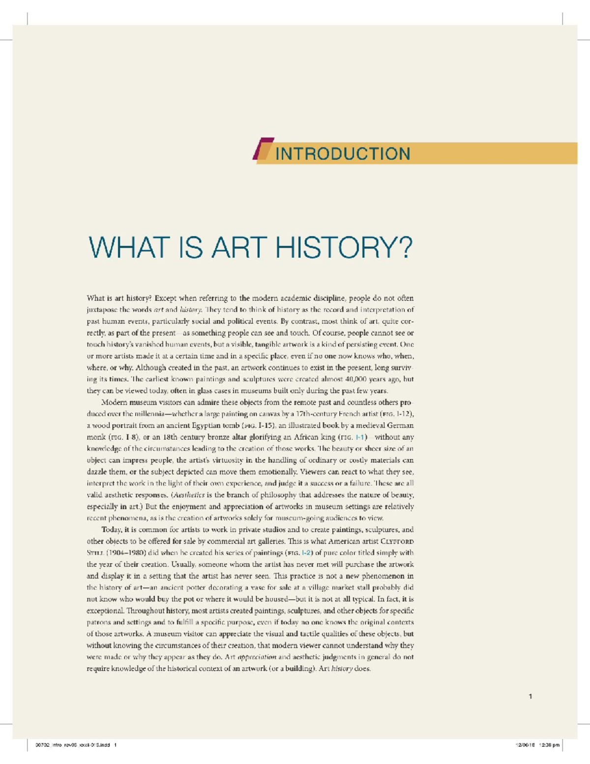 Intro to Art History - Course Materials - ADAH 100 - Studocu