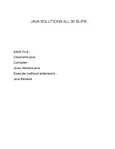 TYBCS Java-II Practical Slip Solutions for OOP Programming - Studocu