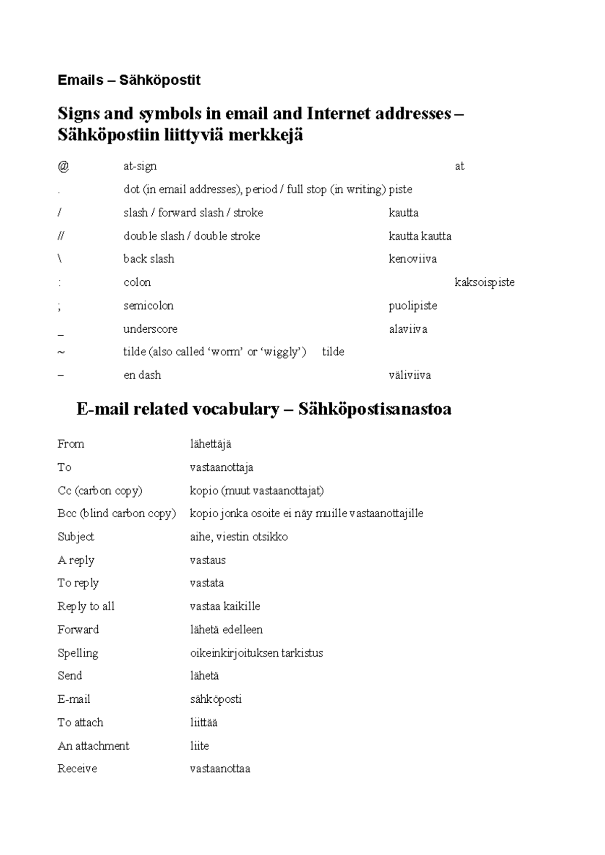 6 Business Letter and Emails: Signs, Symbols, and Writing Tips - Studocu