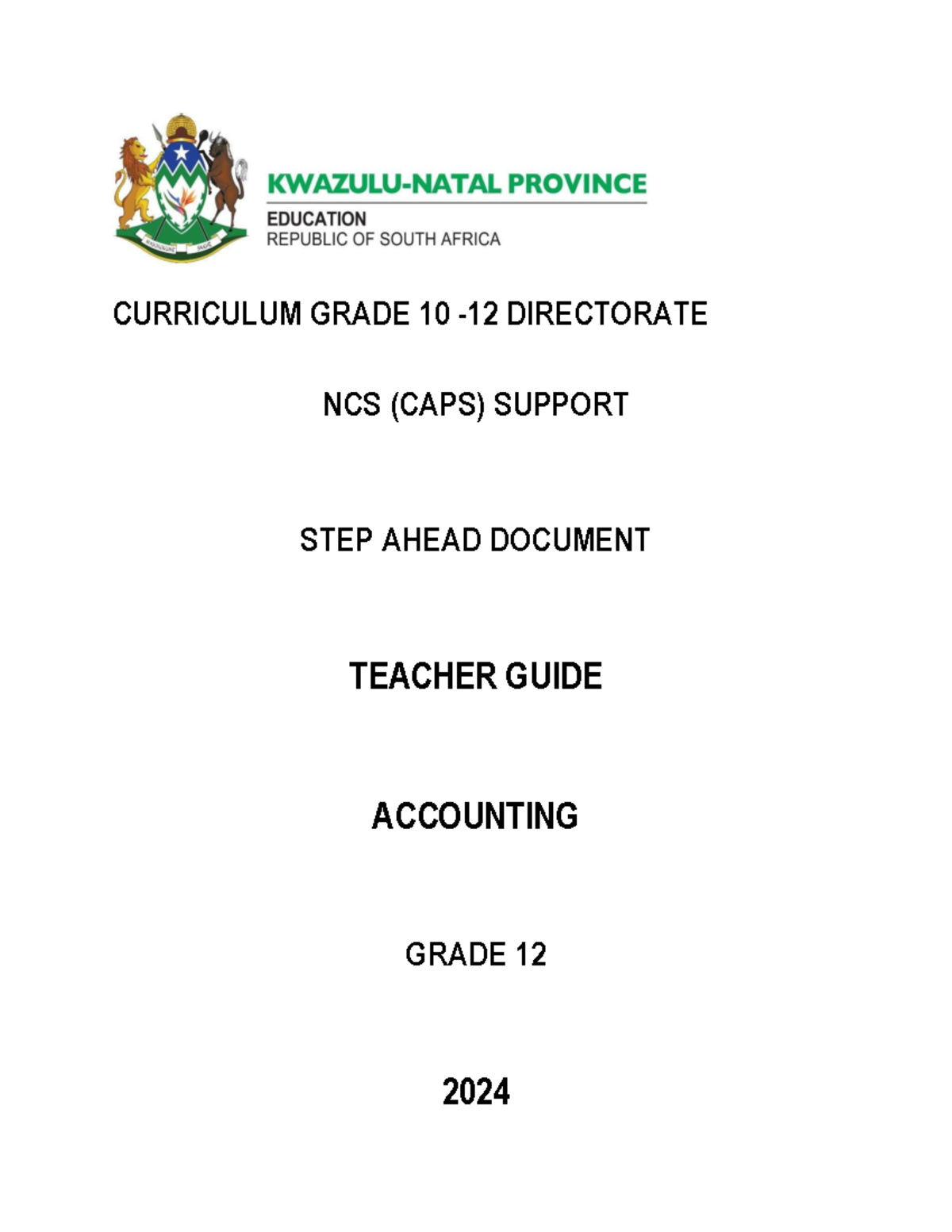 Accounting Grade 12: Comprehensive Income Statement & Financial ...