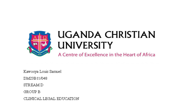 Journal entry 6 final reedeeming - Google Docs - Kawooya Louis Samuel ...