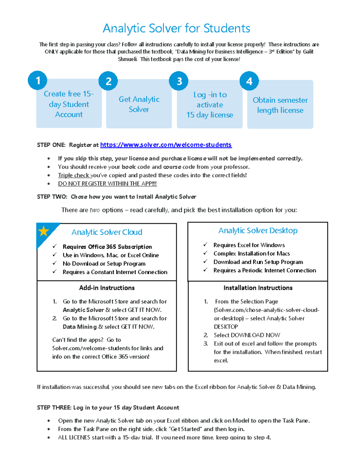 XLMiner Installation Guide: Essential Steps for Students 2023 - Studocu