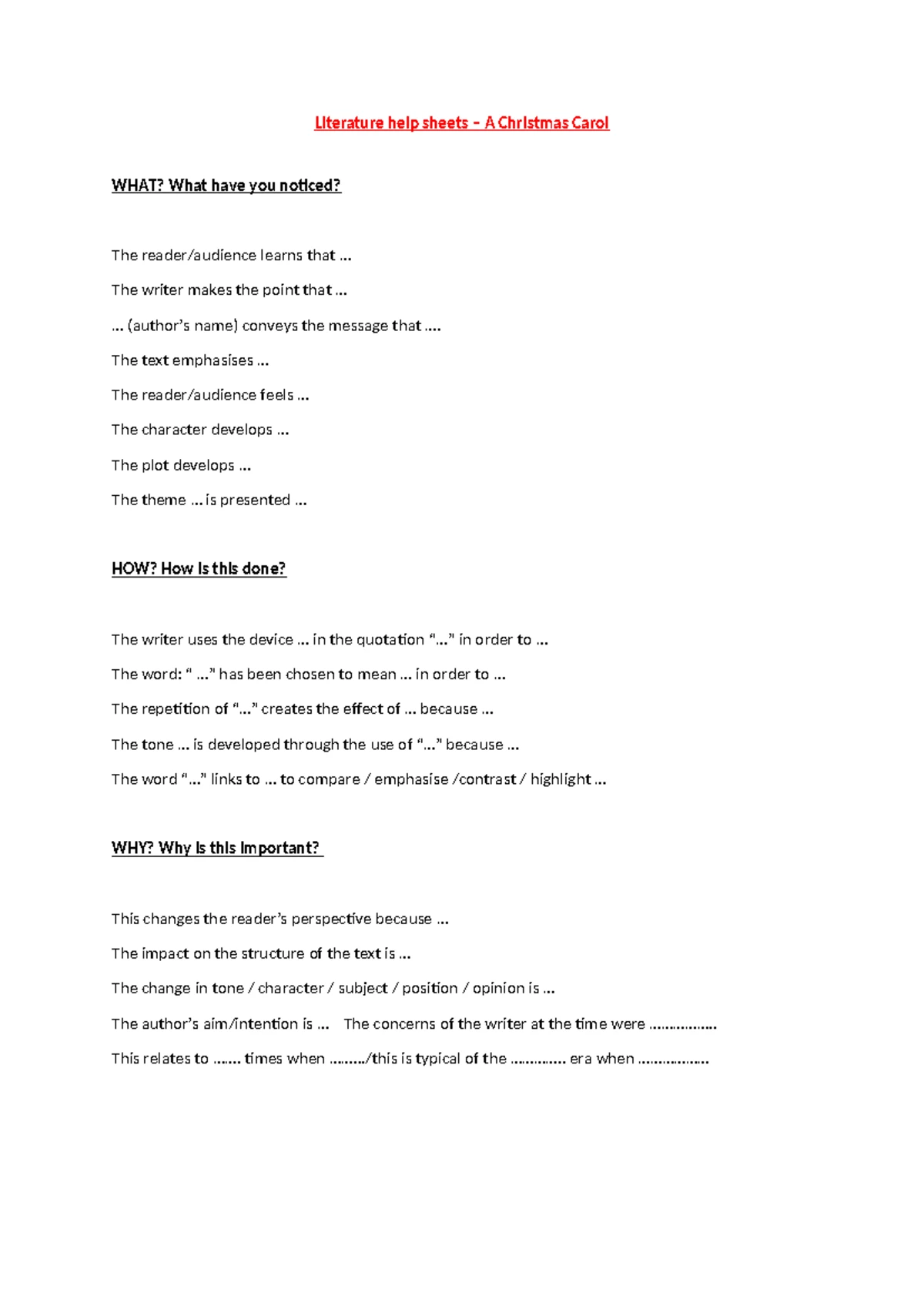 A Christmas Carol Context Quiz (ENG 101) - Studocu