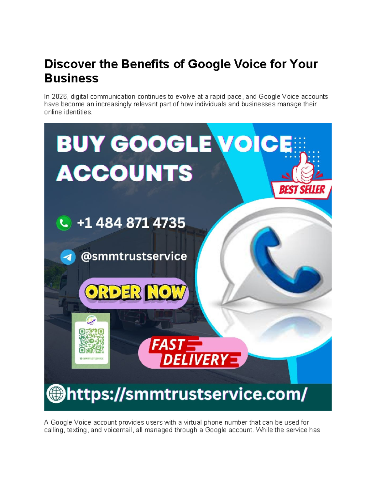 Google Voice Accounts: Essential Tools for Business in 2026 - Studocu