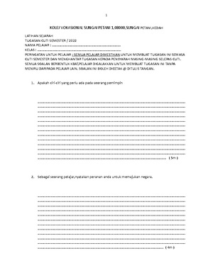 Folio MATH ( Transformasi ) SEM 3 - Kolej Vokasional Temerloh Kampung ...
