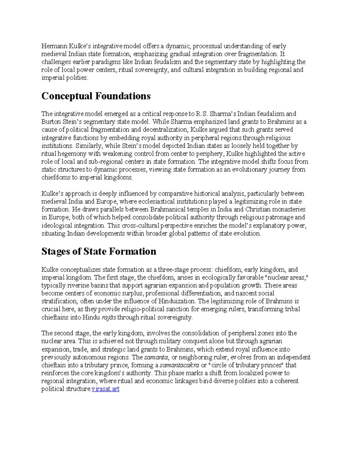 HIST 301: Hermann Integrative Model and Pala Contributions to State ...