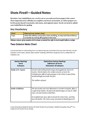 8.05 MOD 8 - Flvs - World history notes 8th grade Module 8 ...