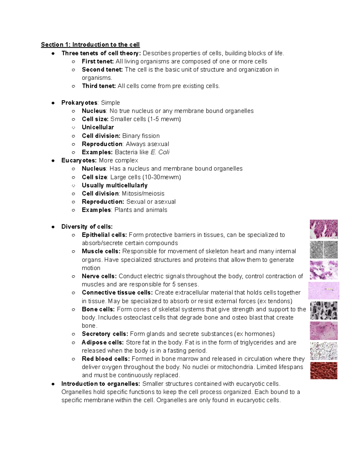 PHGY170 - Module 1: Introduction to Cell Biology and Molecular Genetics ...