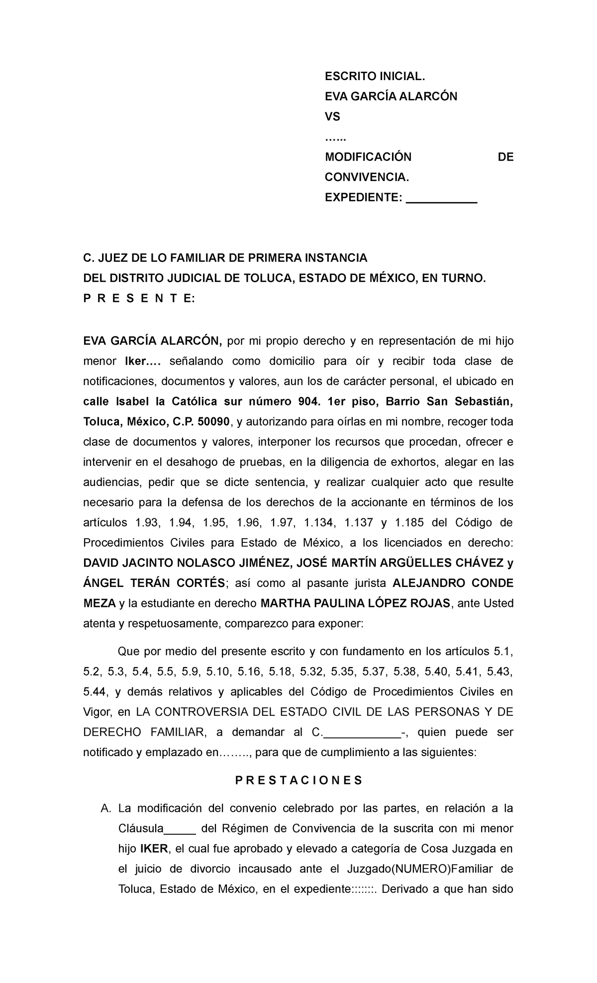 Demanda Ejecutiva Mercantil - Pagarés de Yazmín Acevedo MORA - Studocu
