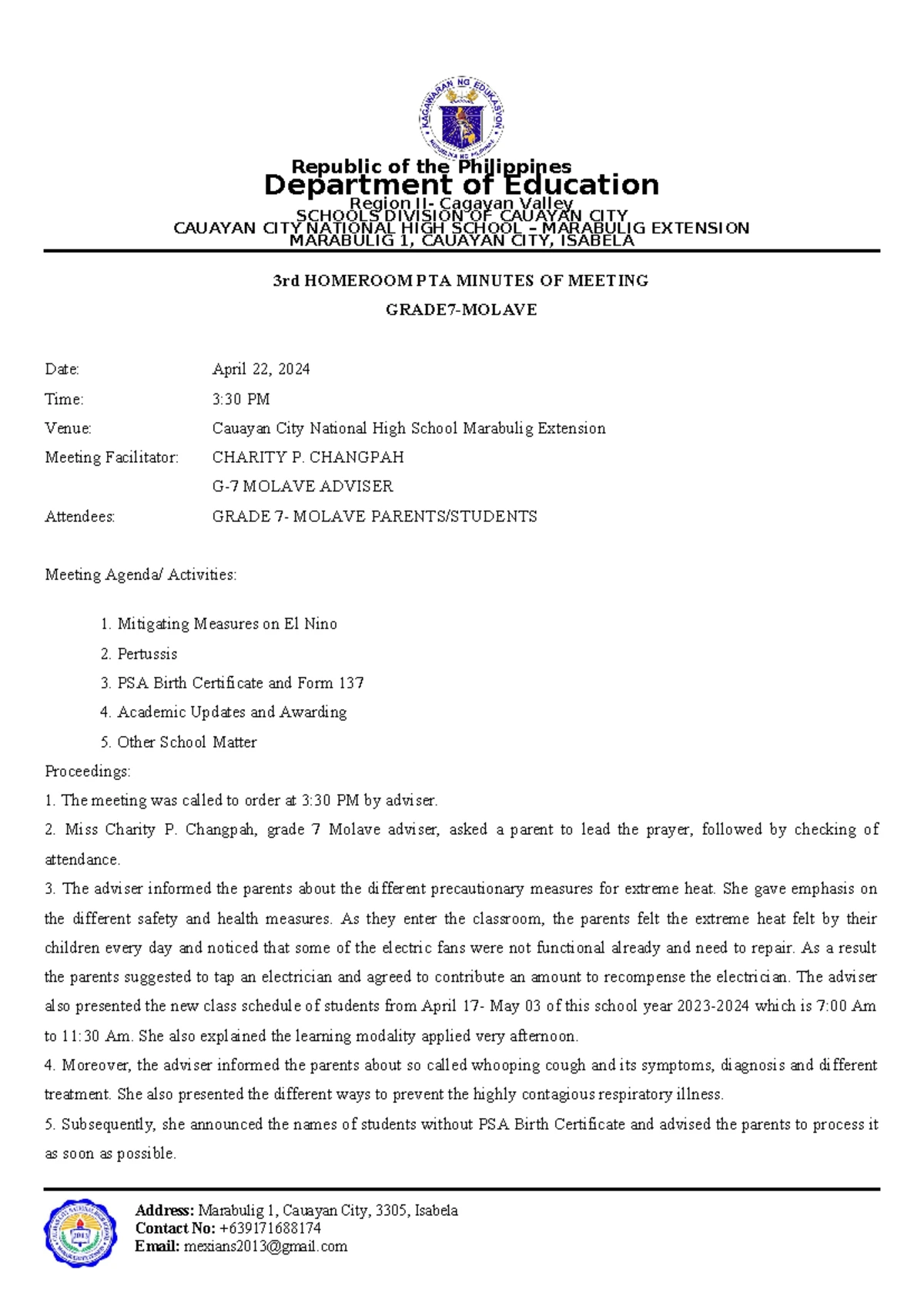 Q4 ESP Lesson Log - Grade 2 Week 3 Activities and Assessment - Studocu