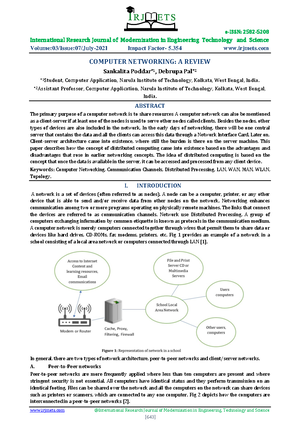 Notes - Computer networks note Table of Contents 1 Application - Studocu