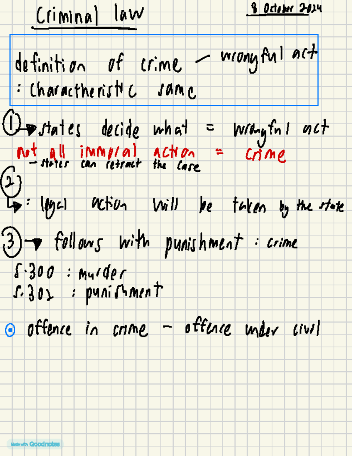 Criminal Law 101: Intro to Crime Definitions & Legal Principles - Studocu