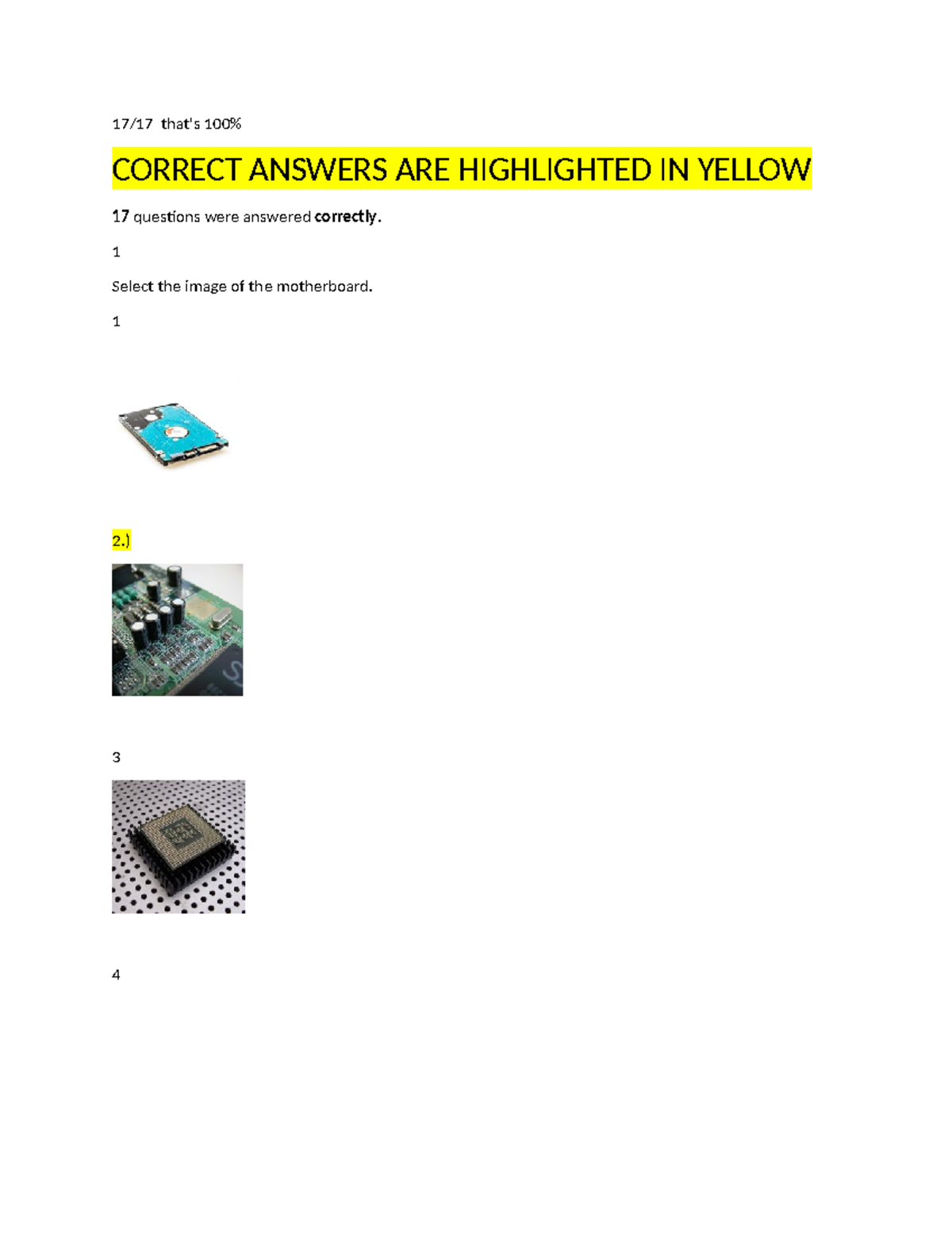 Introduction to Information Technology: Milestone 1 Answers & Concepts ...