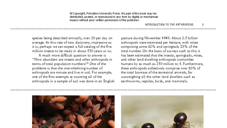 Introduction to Arthropods: Their Role in Ecosystems (SNE 101) - Studocu