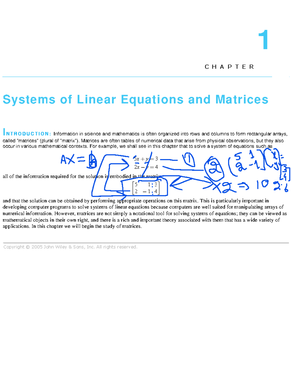 Lecture 4: Systems of Linear Equations in Linear Algebra (03042024 ...