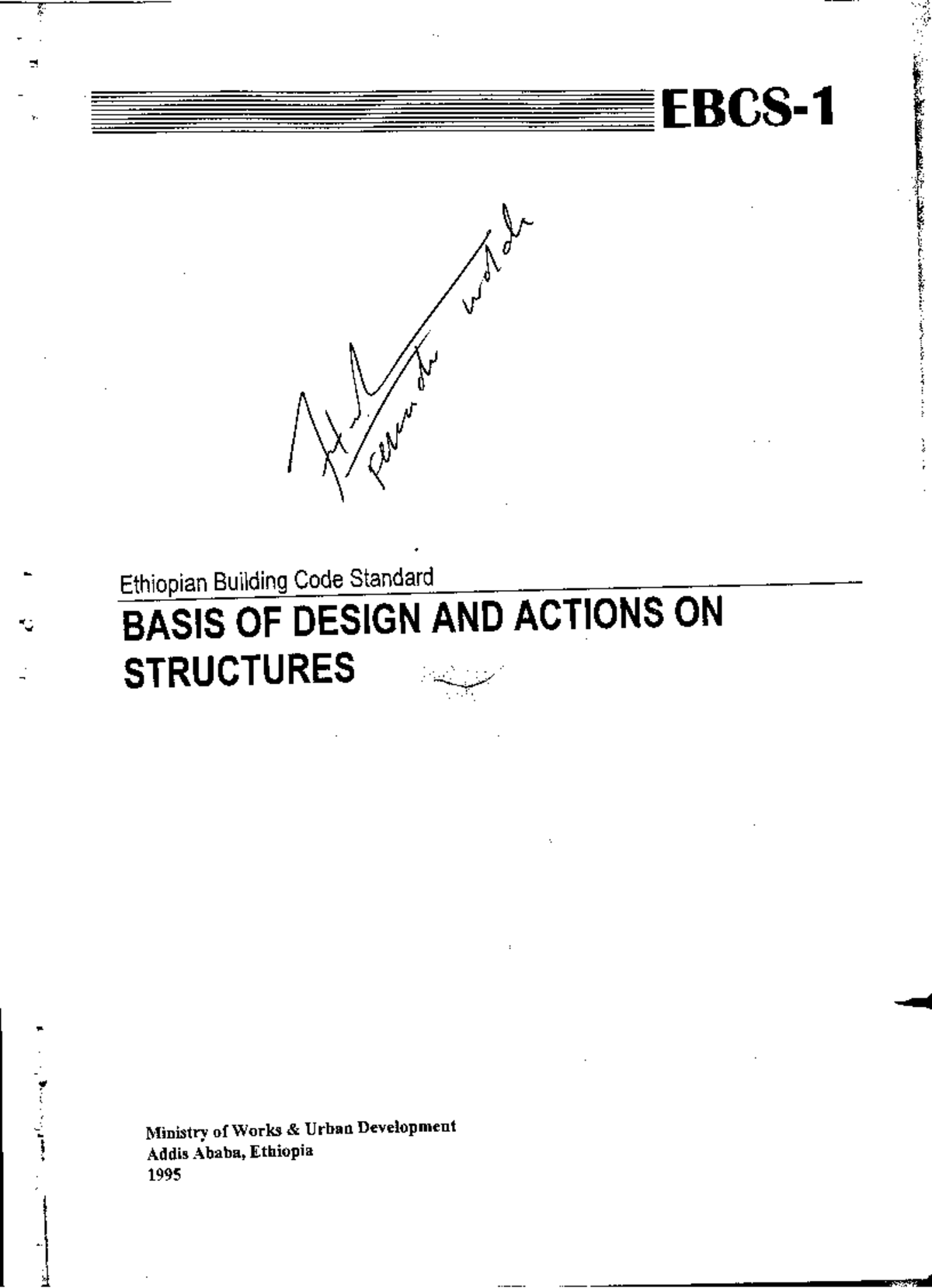 EBCS-1: Overview of Project Manager Role in Ethiopian Building Code ...