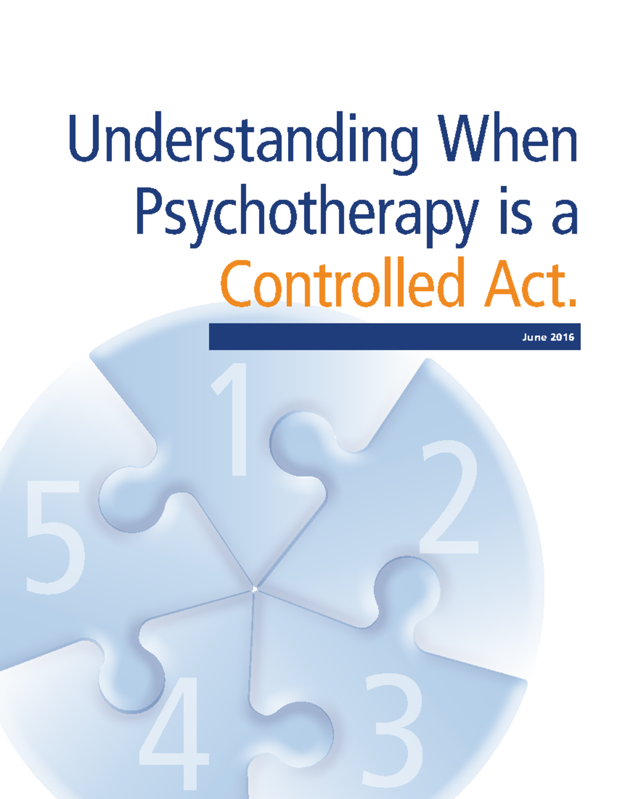 Understanding the Controlled Act of Psychotherapy: Key Insights - Studocu
