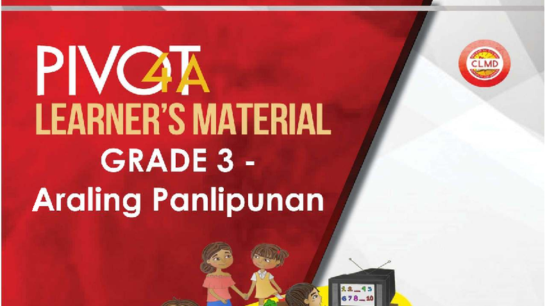 Wika at Katawagan sa CALABARZON: PIVOT 4A AP G3 Module - Studocu