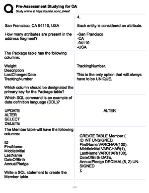 Zybook D427 Chapter 7 - Data Managment Apps - 7 LAB - Alter Movie table The Movie table has the ...