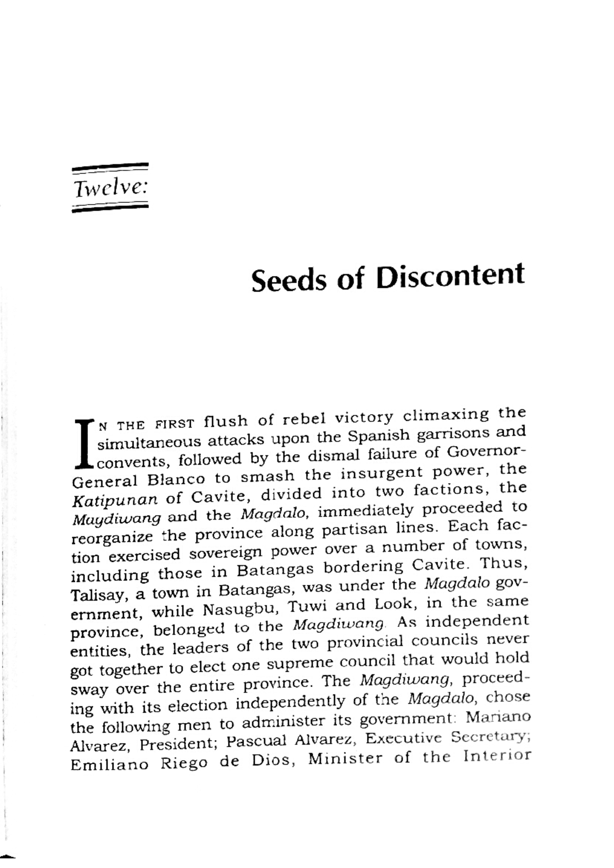 Agoncillo's SEED of Discontent: Analyzing Historical Context - Studocu