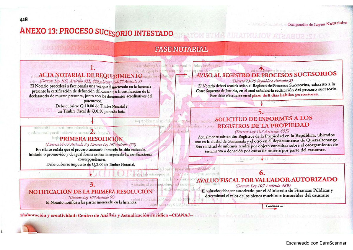418 Apuntes sobre el Proceso Sucesorio Intestado AT2A802 Fase Notarial ...