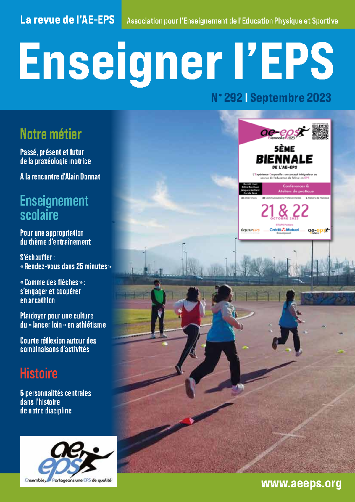Enseigner l EPS (2023). Dossier E1 acteurices - La revue de l’AE-EPS ...