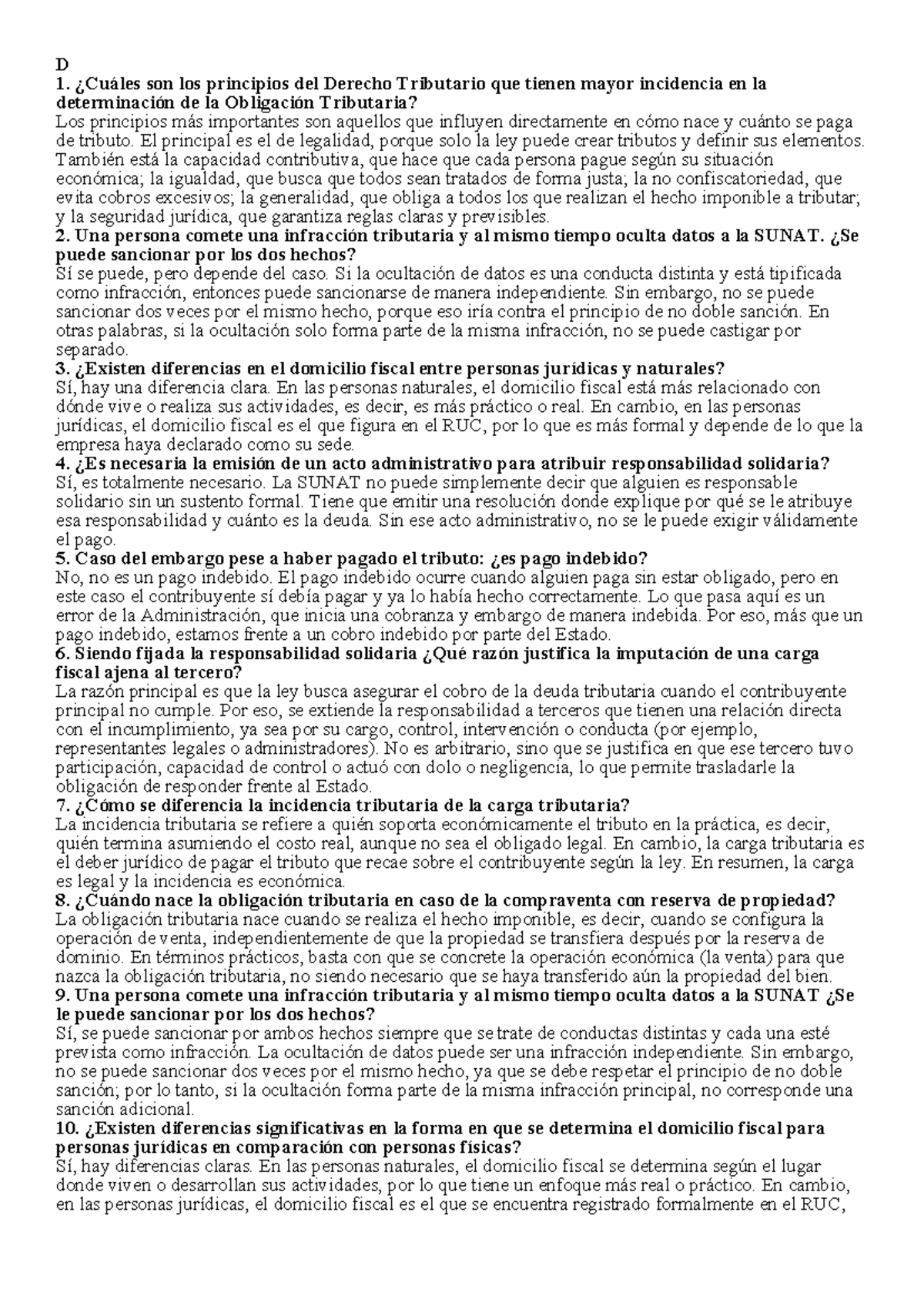 Principios del Derecho Tributario y su Impacto en la Obligación ...