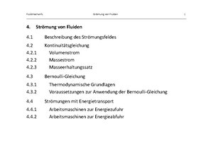 Formelsammlung Fluidmechanik, Strömungslehre - Formelsammlung ...