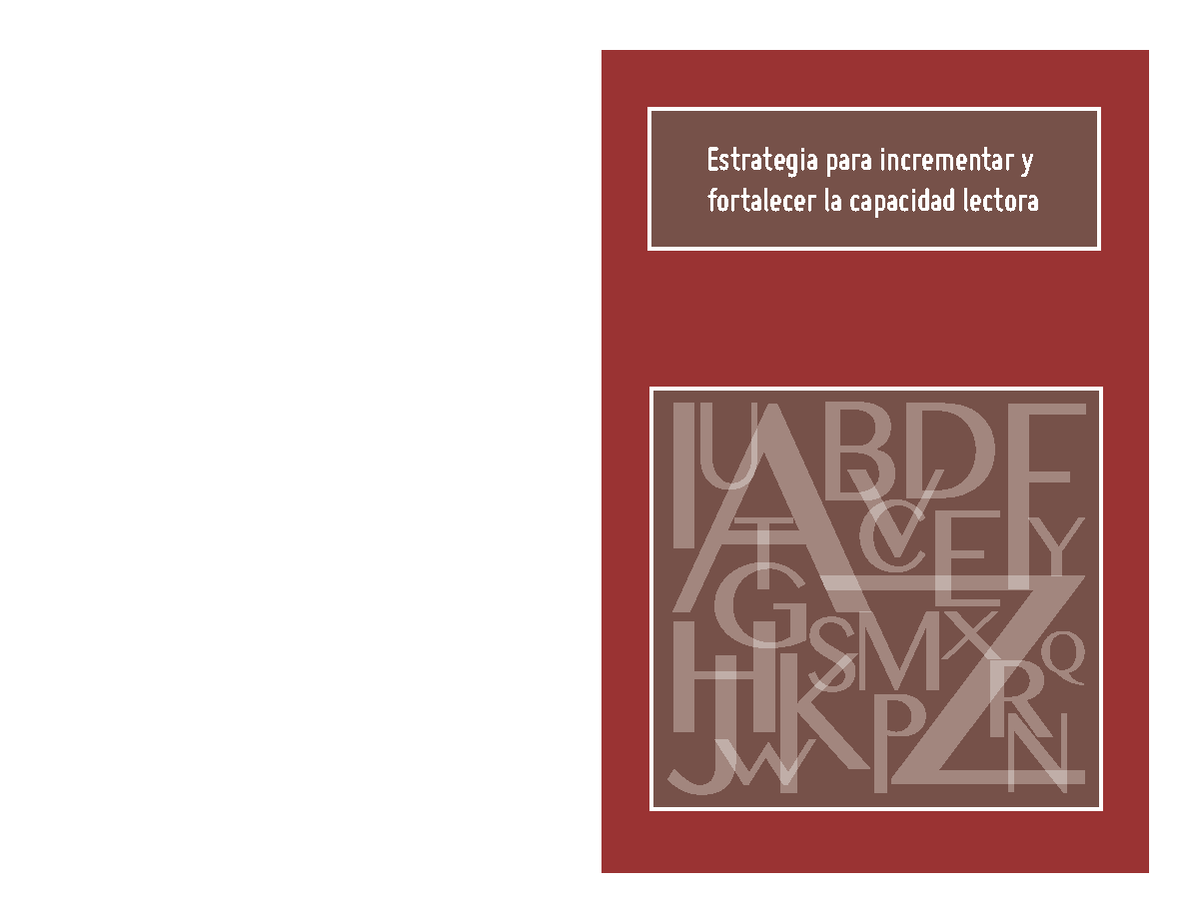 Estrategia para Fortalecer la Capacidad Lectora en Educación Media ...