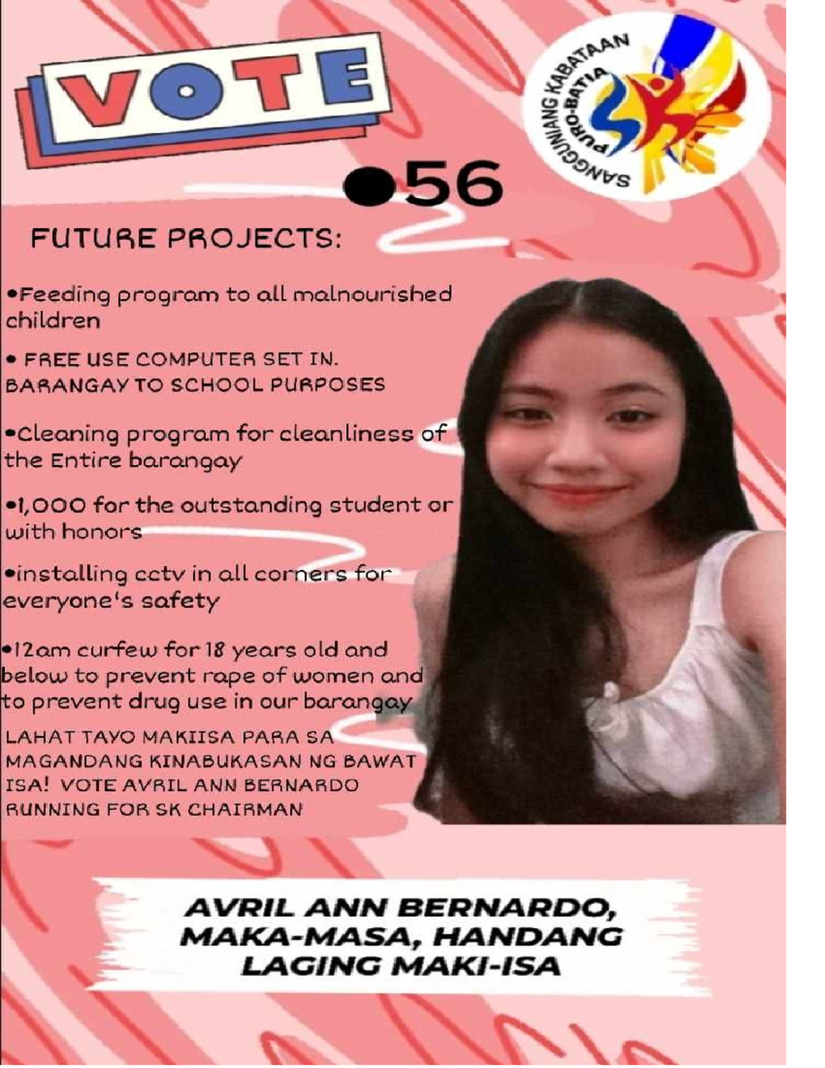 She 056: Future Projects Proposal for SK Chairmanship - Studocu