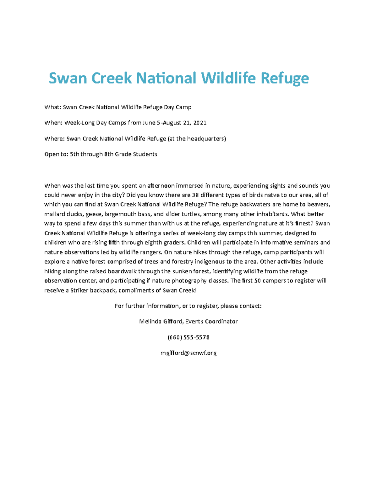 W01h1Camps - Historical Primary Sources Tutorial - What: Swan Creek ...