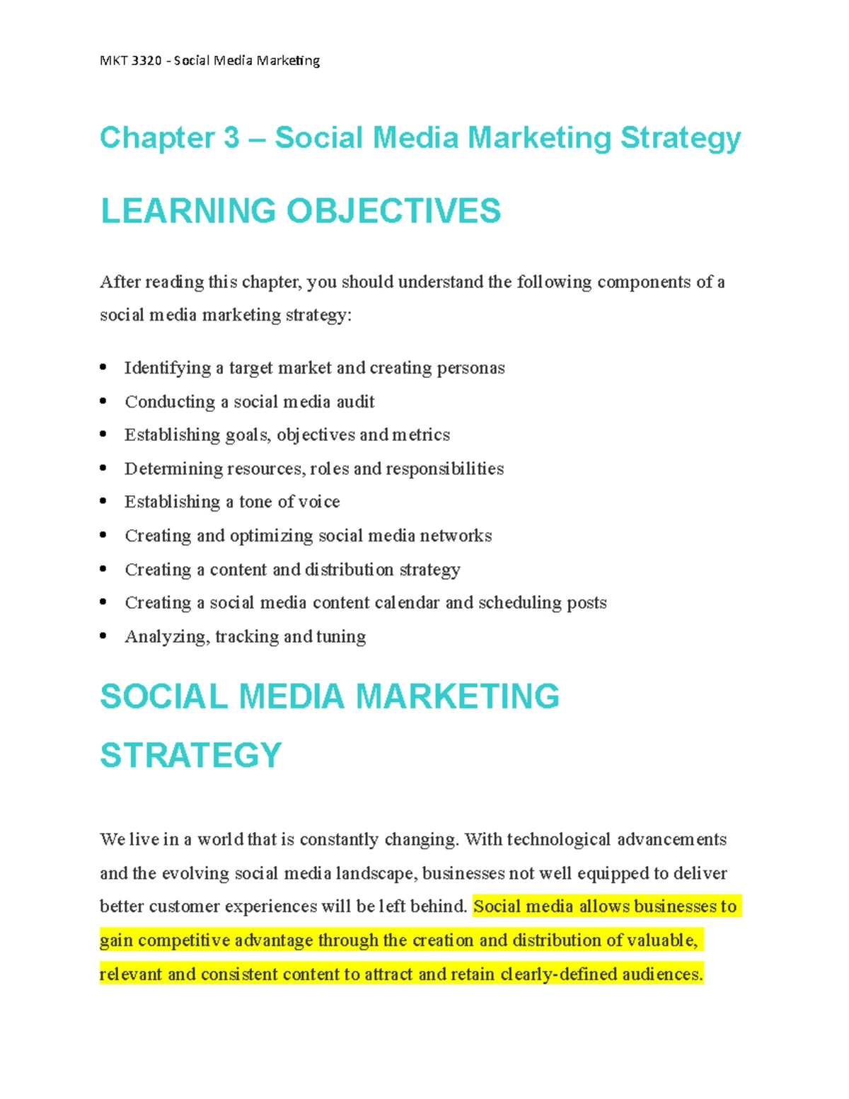 Unit 3 Social Media in Business - Assignment B - Develop a plan to use ...