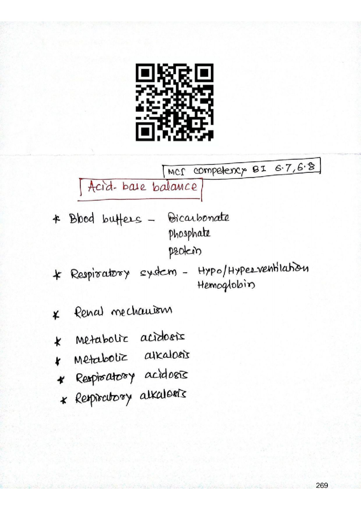 12.MCI Acid-Base Balance: Key Concepts & Mechanisms for Exam - Studocu