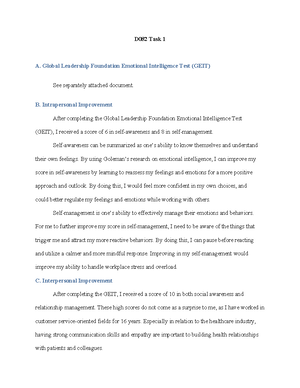 D253 Task 2 - Passed on 1st attempt. - D253 - TASK 2: Becoming an ...